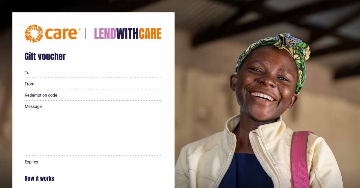 Gift Vouchers | Microfinance from CARE International UK